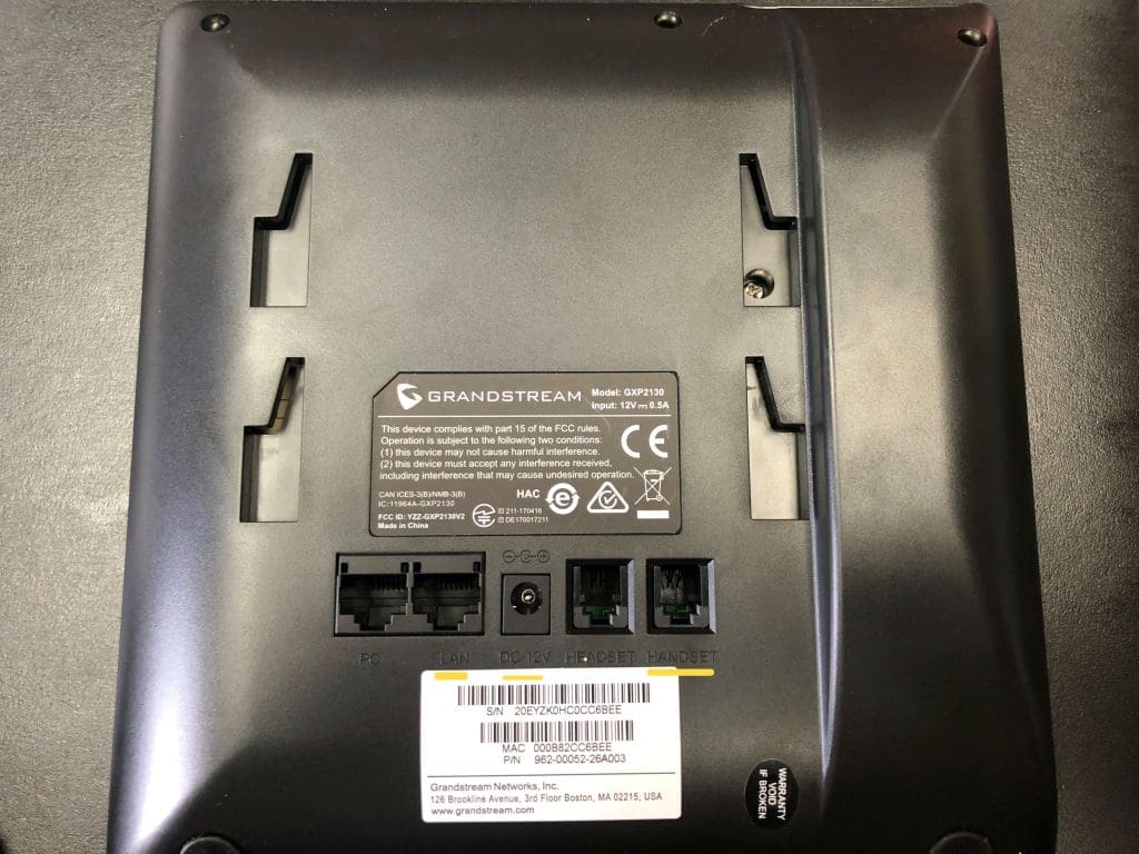 Connecting and powering on the Grandsteam phones - Fifth Gear ...